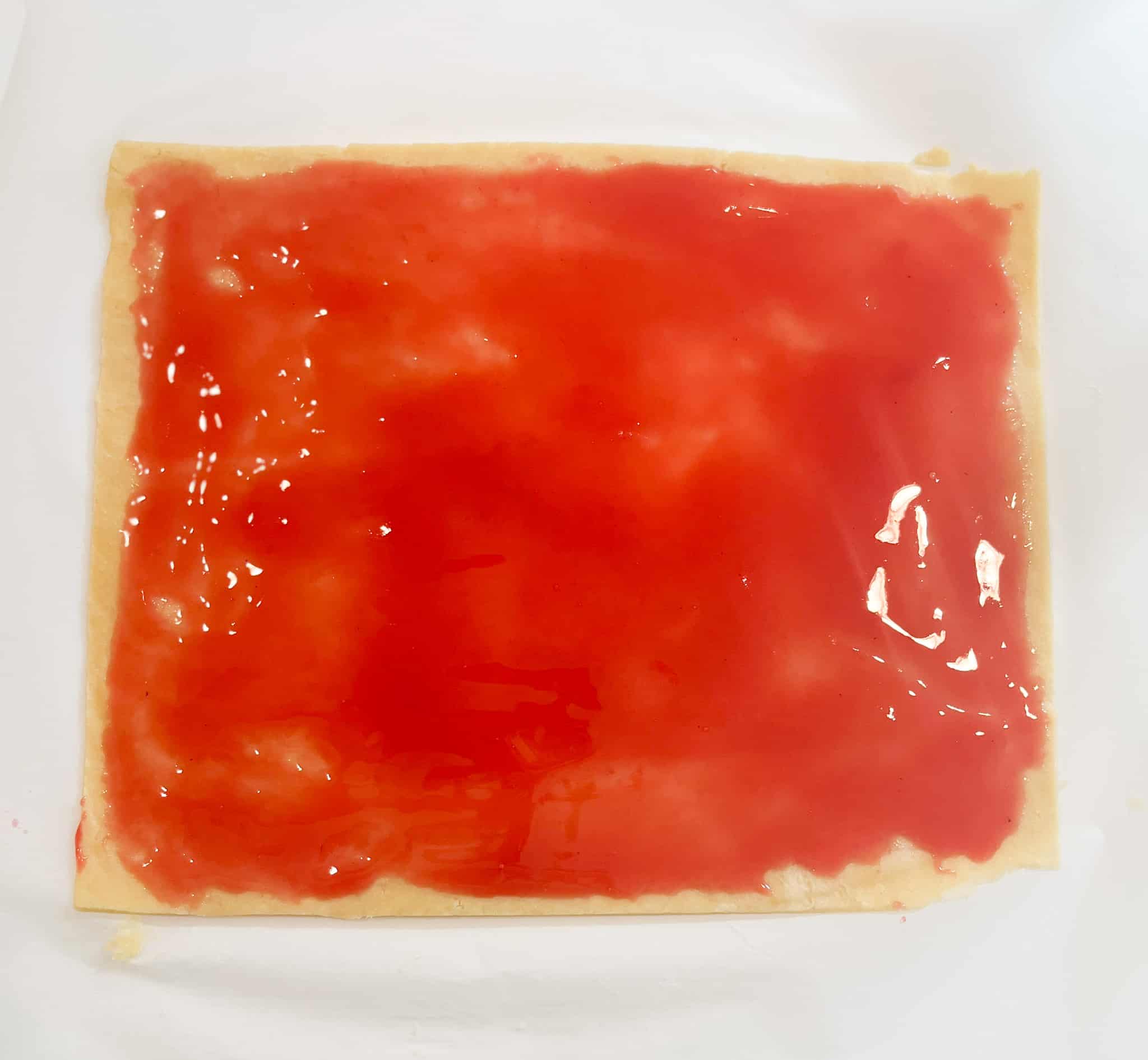 Sourdough Discard Raspberry Pop Tarts with Lemon Glaze Icing